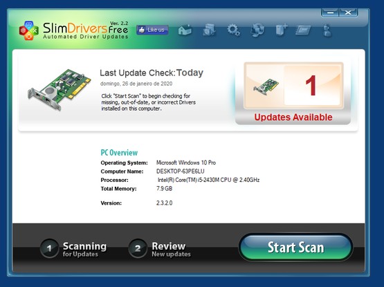 Slim Drivers | Software | TechTudo