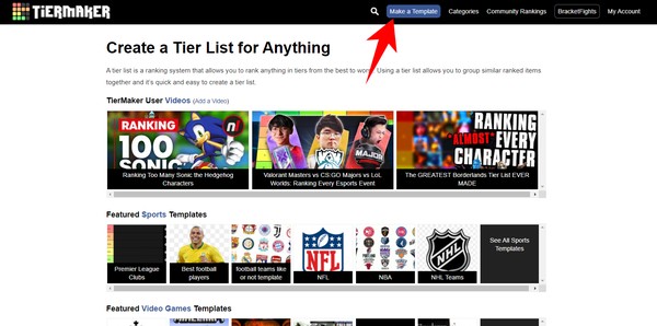 TierMaker: como usar o site para rankear coisas e criar Tierlist online