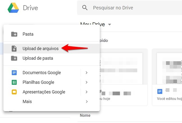 Como editar PDF no Google Docs