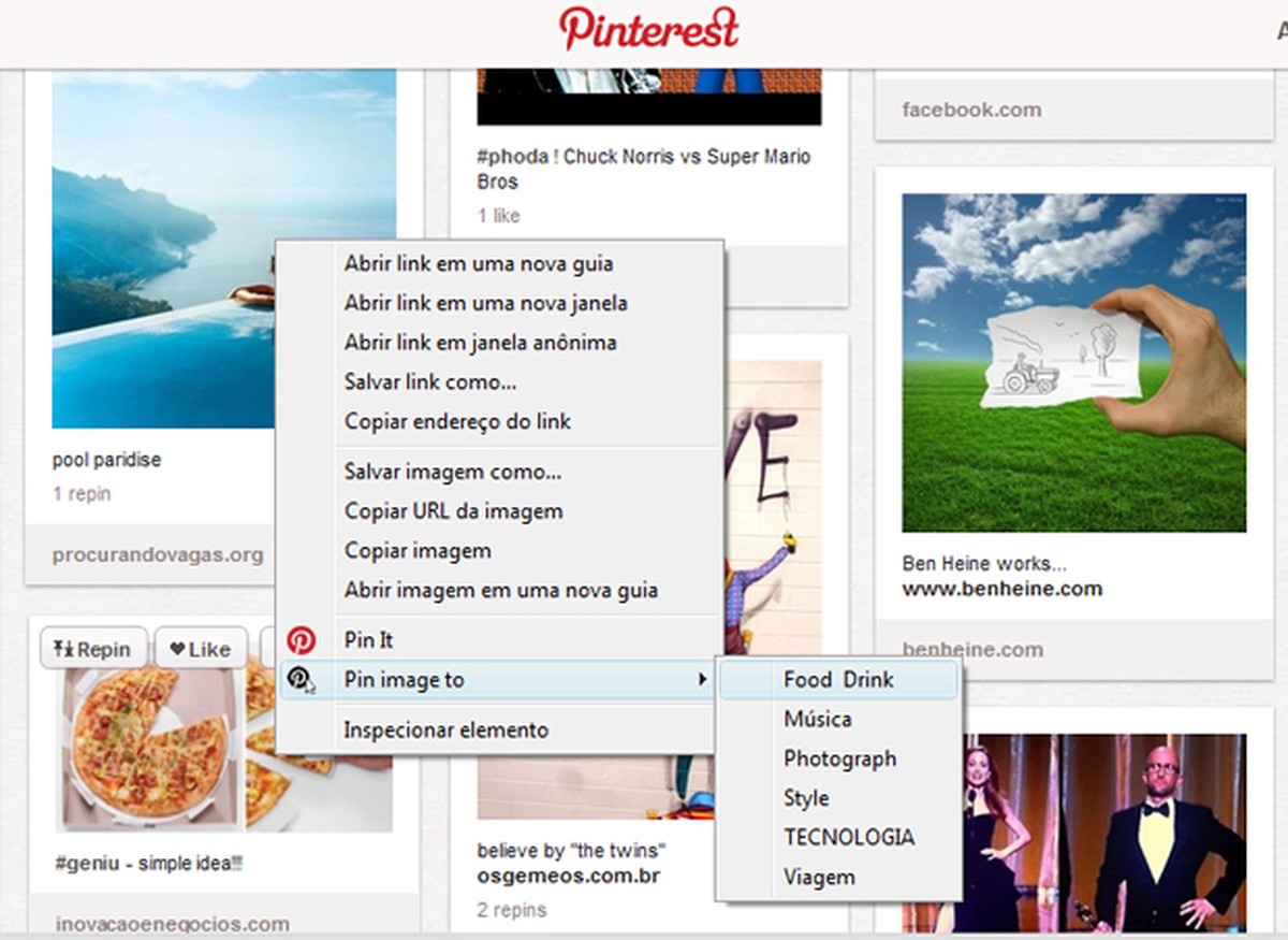 5 extensões do Google Chrome para o Pinterest