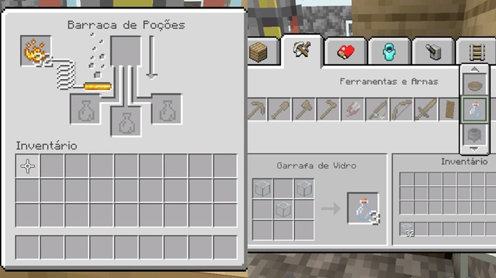 Como fazer todas as poções do Minecraft