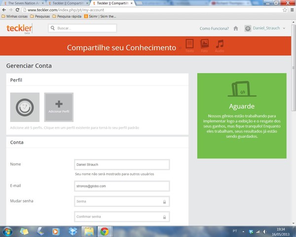 Como usar o Teckler e ganhar dinheiro com postagens