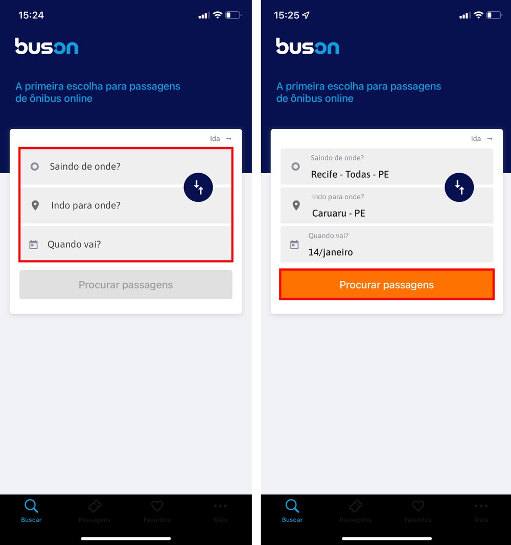 Buson: como buscar e comprar passagem de ônibus pelo celular