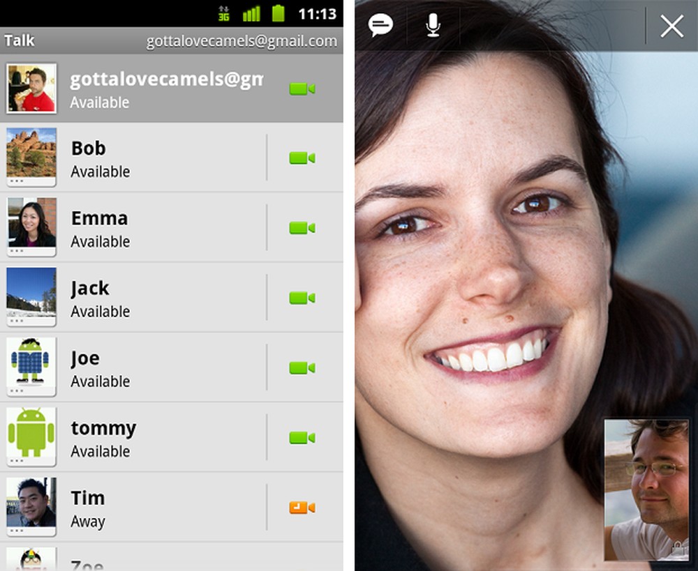 Nexus S ganha Gtalk com suporte a bate-papo em vídeo