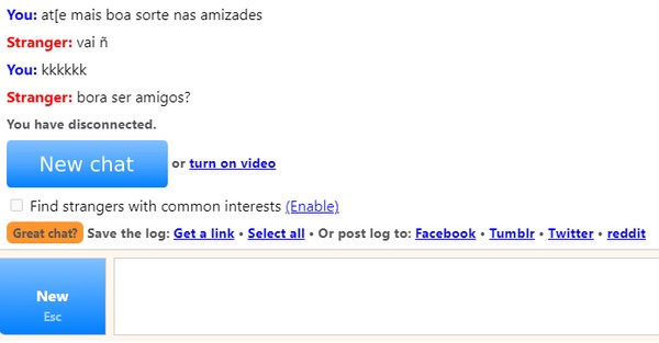 Omegle: veja práticas que dão 'ban' e o que você não pode fazer no site