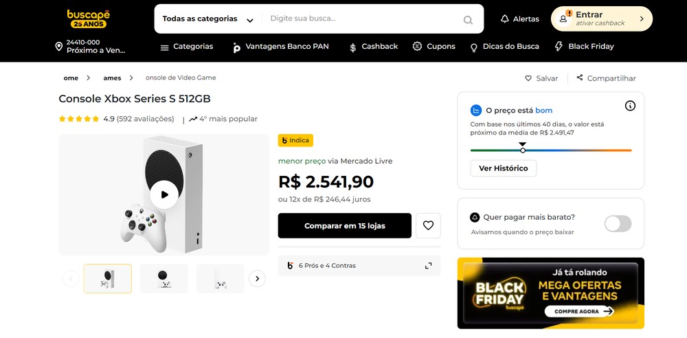 Comprar Xbox agora ou na Black Friday? Veja preços, opções e acessórios