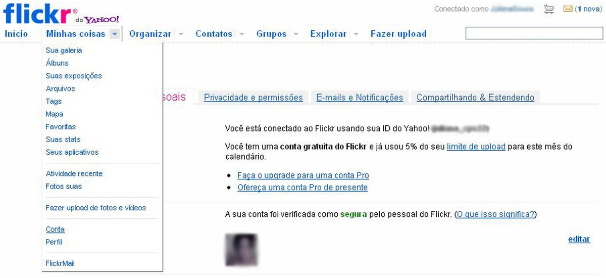 Como compartilhar fotos do Flickr no Facebook