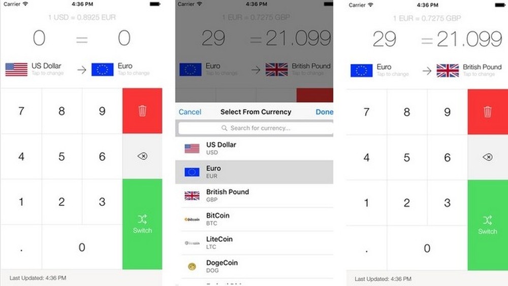 Melhores apps para câmbio de euro, dólar e outras moedas