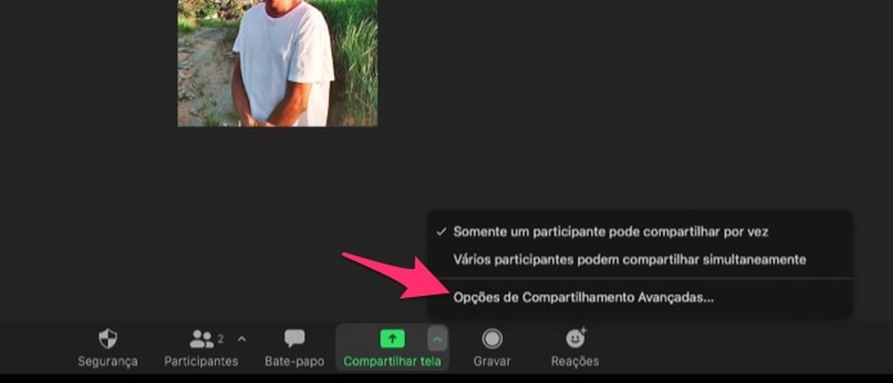 Como compartilhar tela no Zoom pelo PC