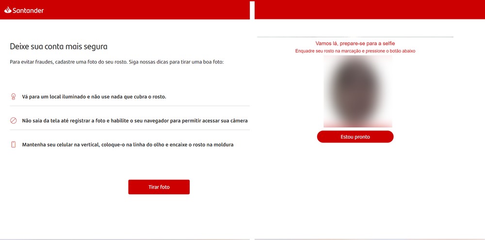 Como abrir uma conta no Santander pela Internet