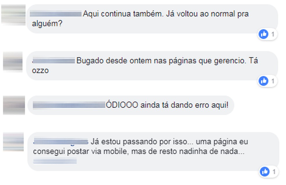 Facebook tem falha que impede de fazer posts em Páginas