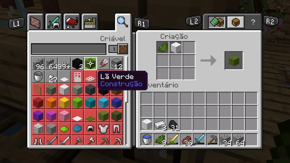 Como fazer corante verde no Minecraft