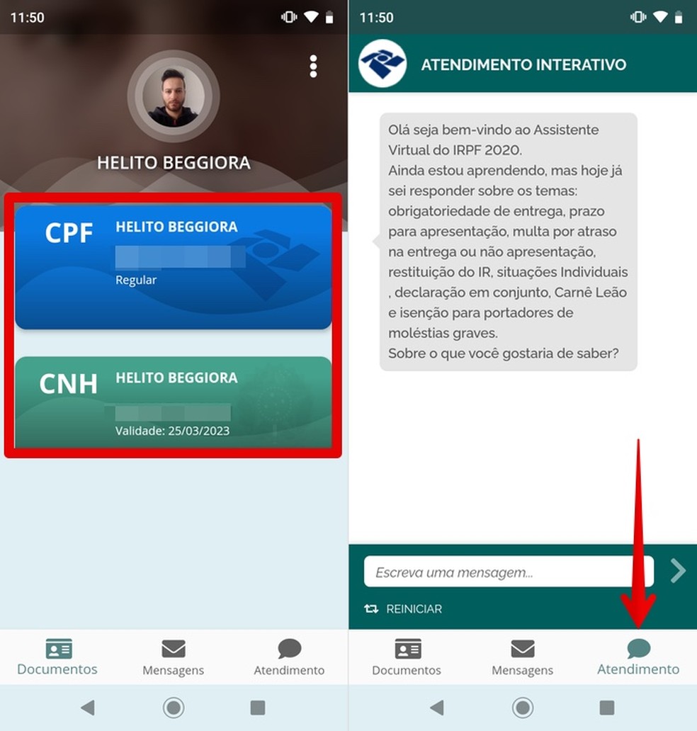Como consultar CPF e emitir o documento digital no celular