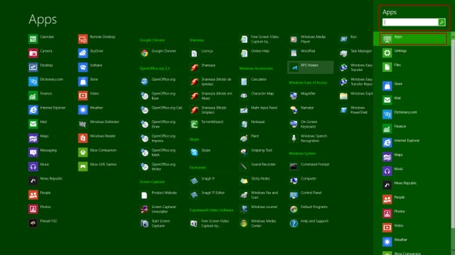 Entenda a Charm Bar do Windows 8