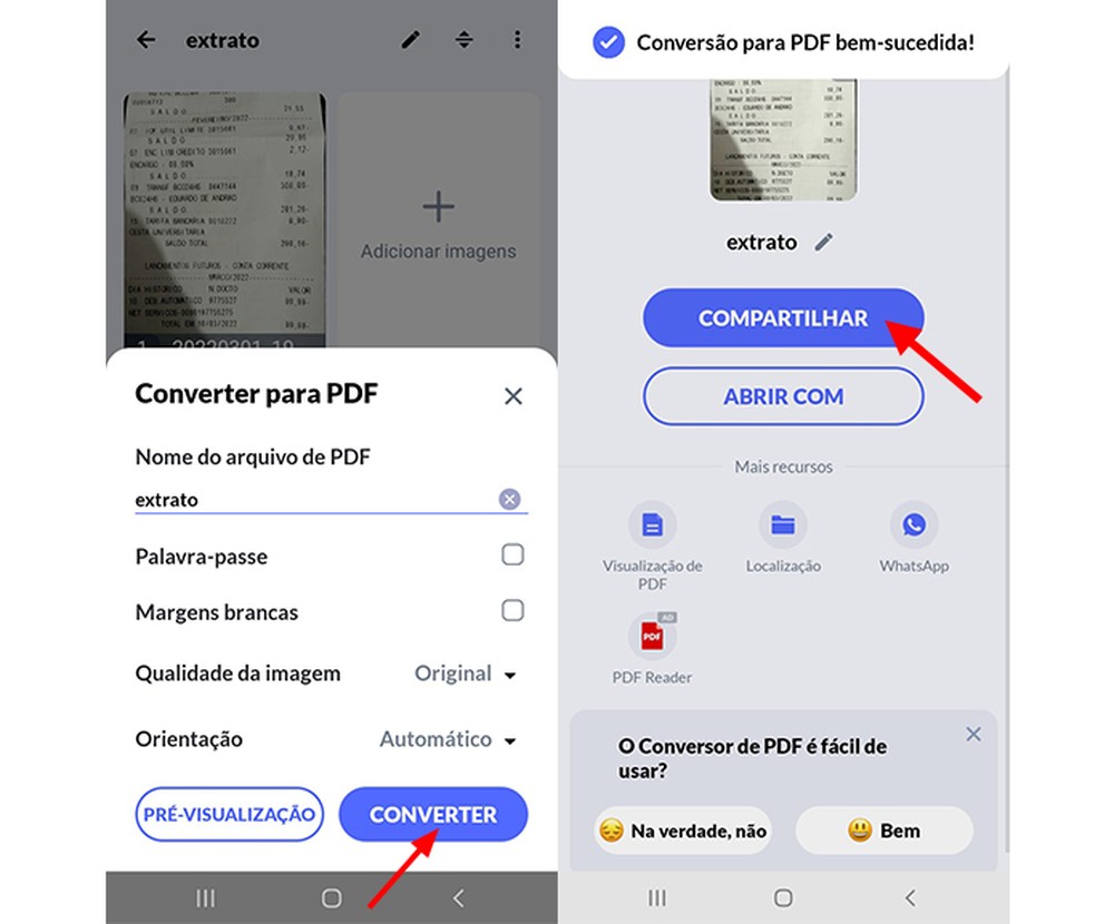 Aplicativo para transformar foto em PDF: veja como usar conversor