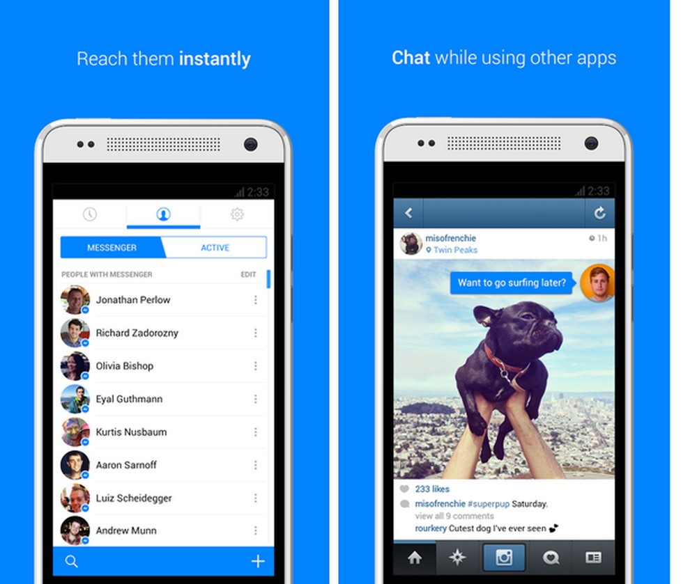 Apps para Android: Facebook Messenger, Eversnap e outros destaques