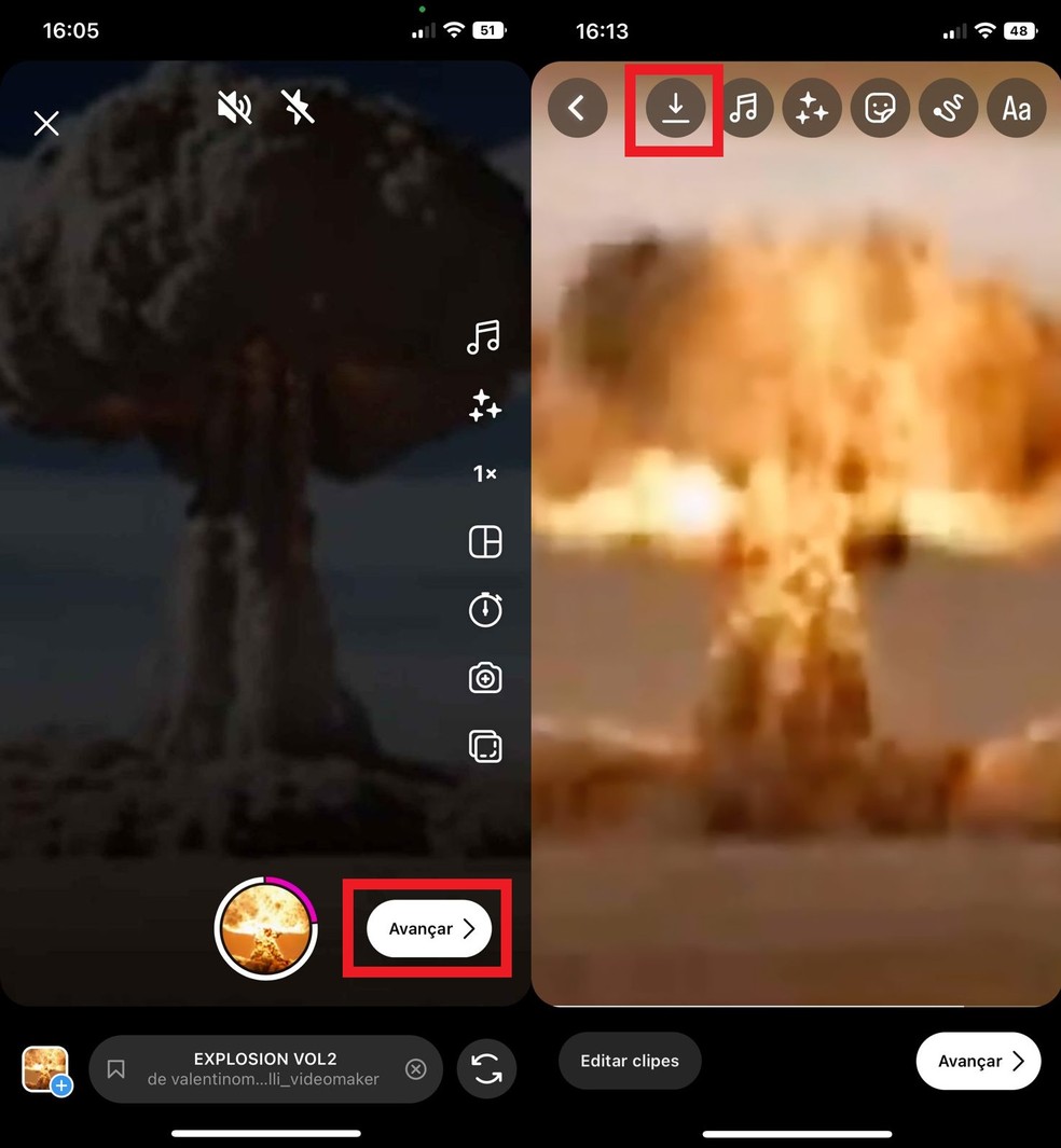 Como fazer efeito de explosão no Instagram