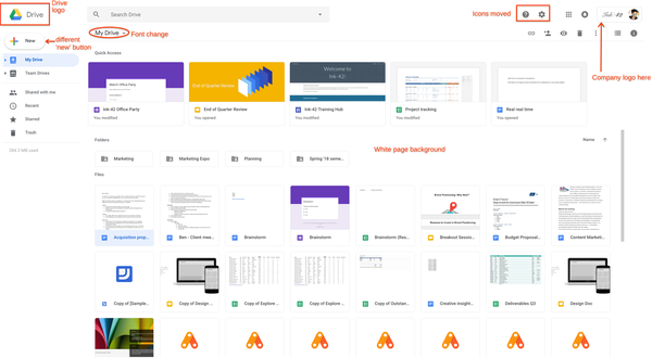 Google Drive ganha visual com Material Design para combinar com Gmail