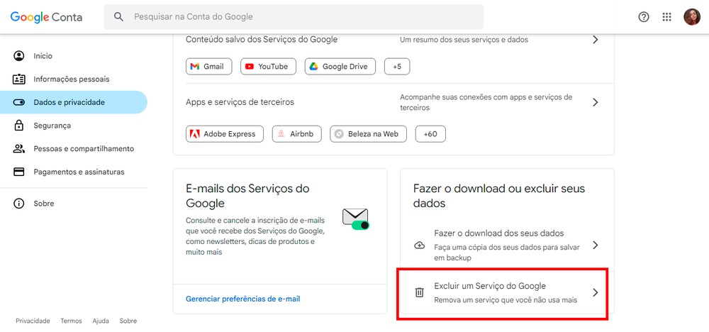 Como excluir conta do Google: saiba apagar dados definitivamente