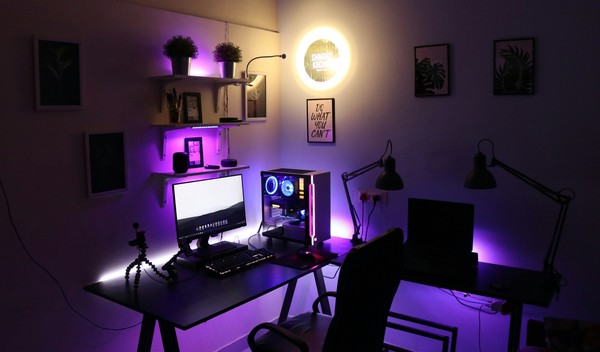 Quarto gamer com LED: 7 itens para iluminar e decorar o espaço