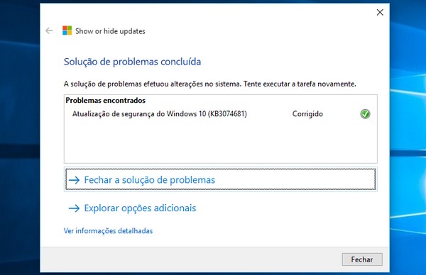 Como ocultar ou bloquear updates de sistema e drives no Windows 10