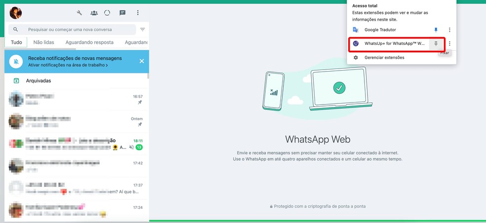 Como postar Status no WhatsApp Web