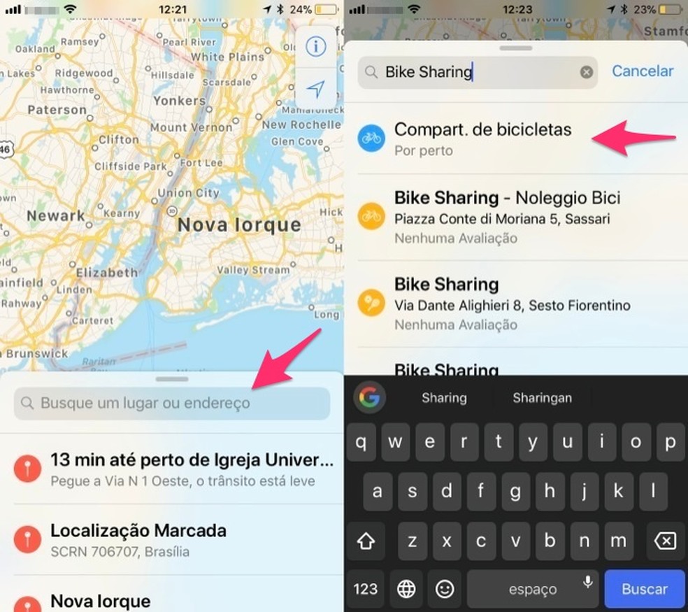 Apple Maps: como encontrar uma bicicleta compartilhada com o iPhone