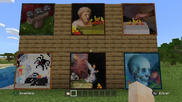 Como fazer quadro no Minecraft