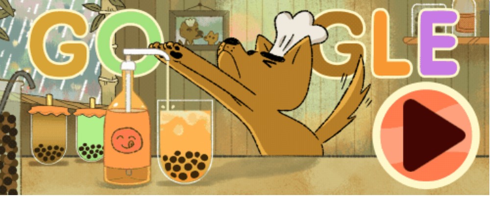 Bubble Tea: doodle do Google celebra bebida de origem taiwanesa