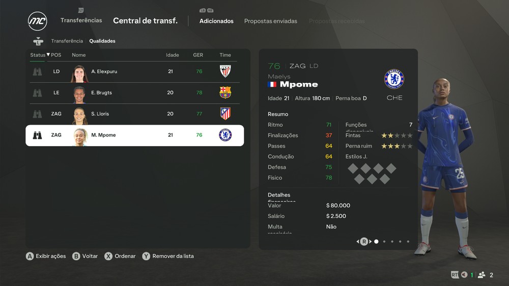 EA FC 25: 20 promessas do futebol feminino para contratar no Modo Carreira