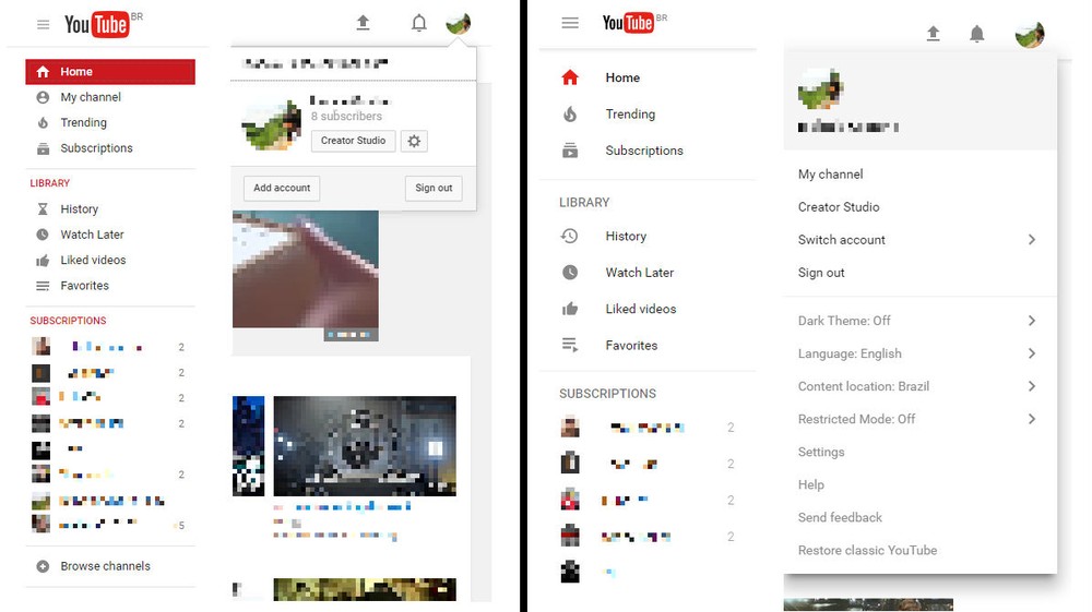 YouTube testa novo visual mais simples; saiba como ativar na sua conta