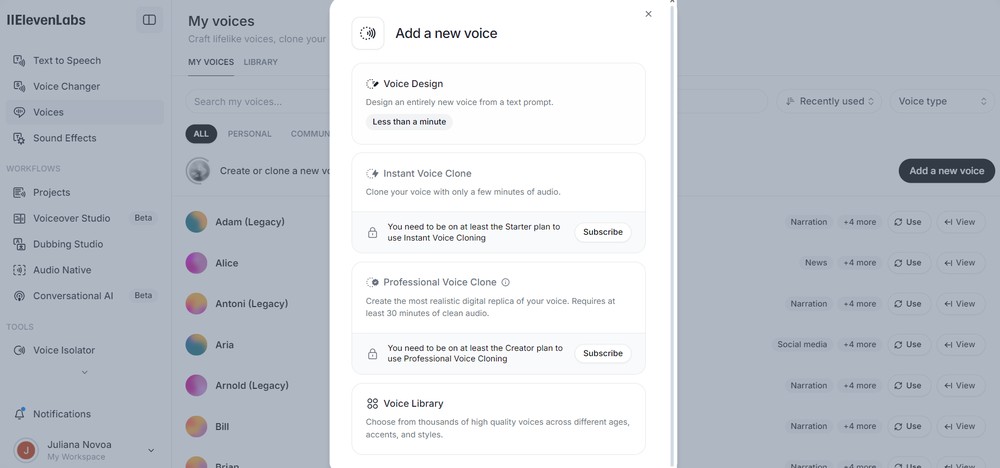 ElevenLabs: como funciona site que cria áudio com IA