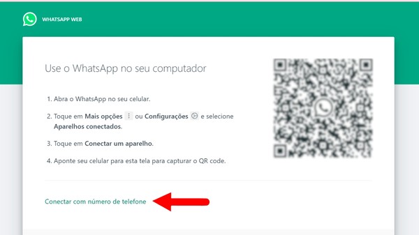 WhatsApp Web: atualização libera login no navegador sem usar QR Code