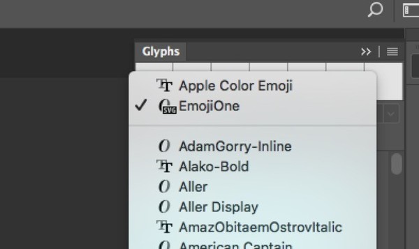 Como usar emojis no Photoshop