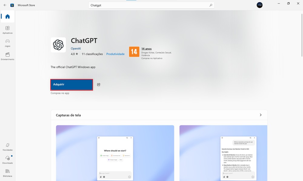 ChatGPT no Windows: saiba como baixar e usar IA no seu PC