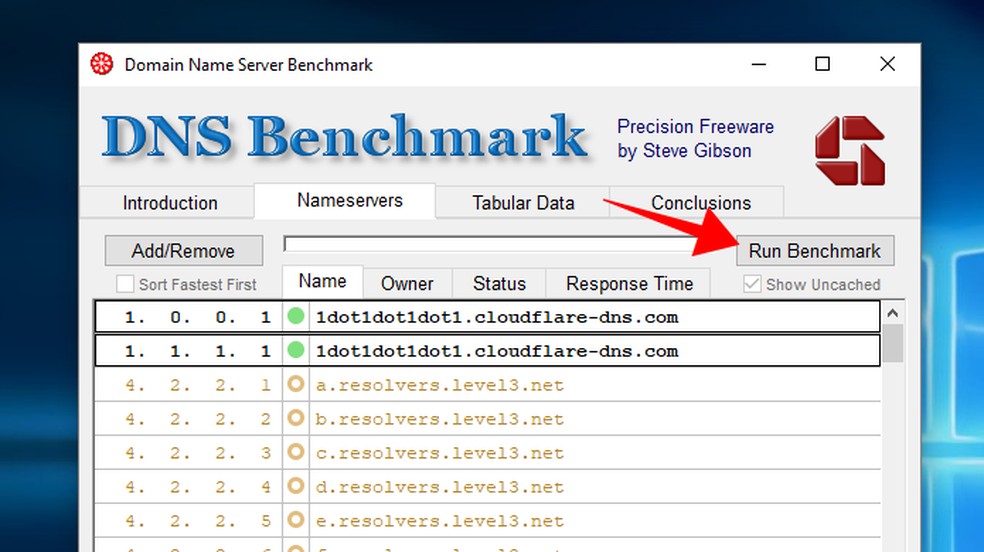 DNS Benchmark indica DNS mais rápida para sua Internet; saiba como usar