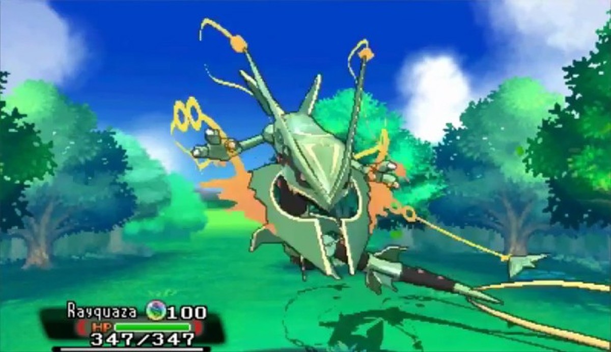 Pokemon Omega Ruby Mega Rayquaza