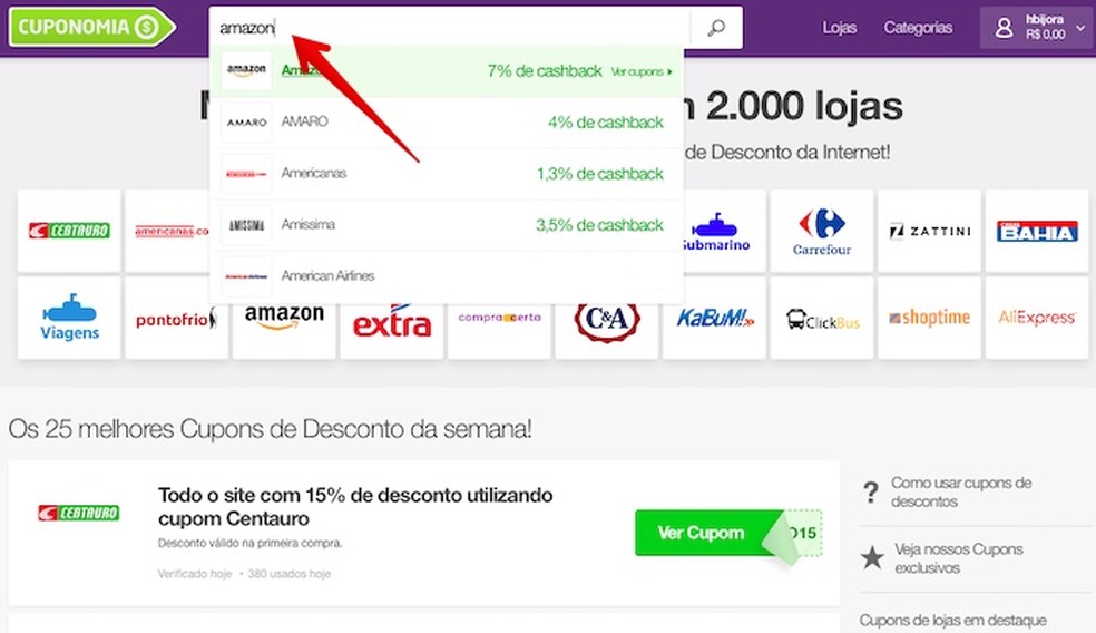 Cuponomia: como usar o cashback para receber parte da compra de volta