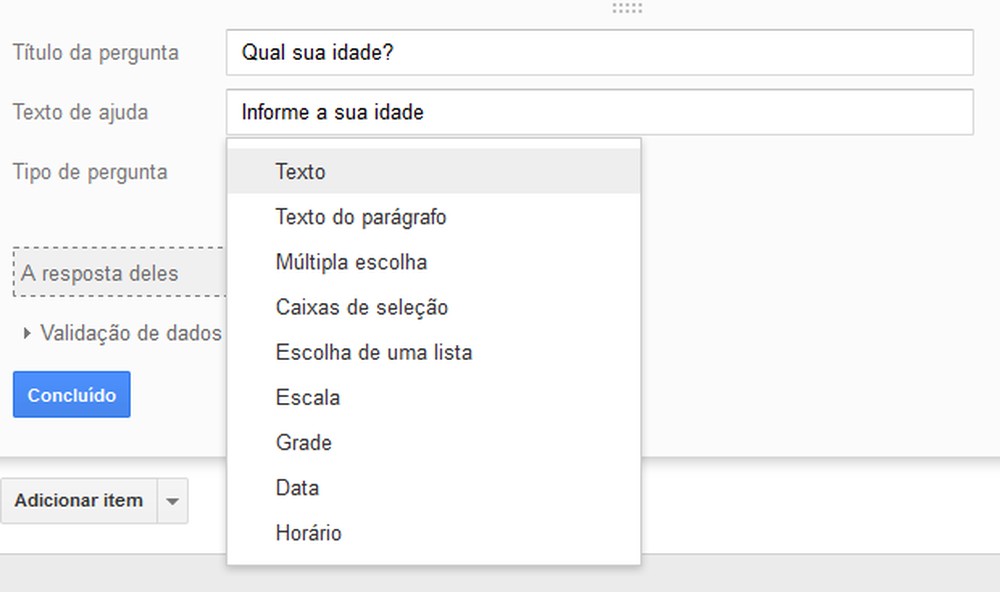 Como criar um formulário de pesquisa usando o Google Drive