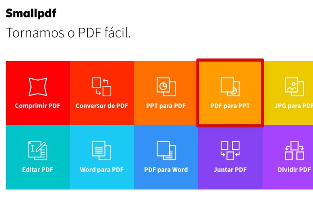 Como converter PDF em PowerPoint