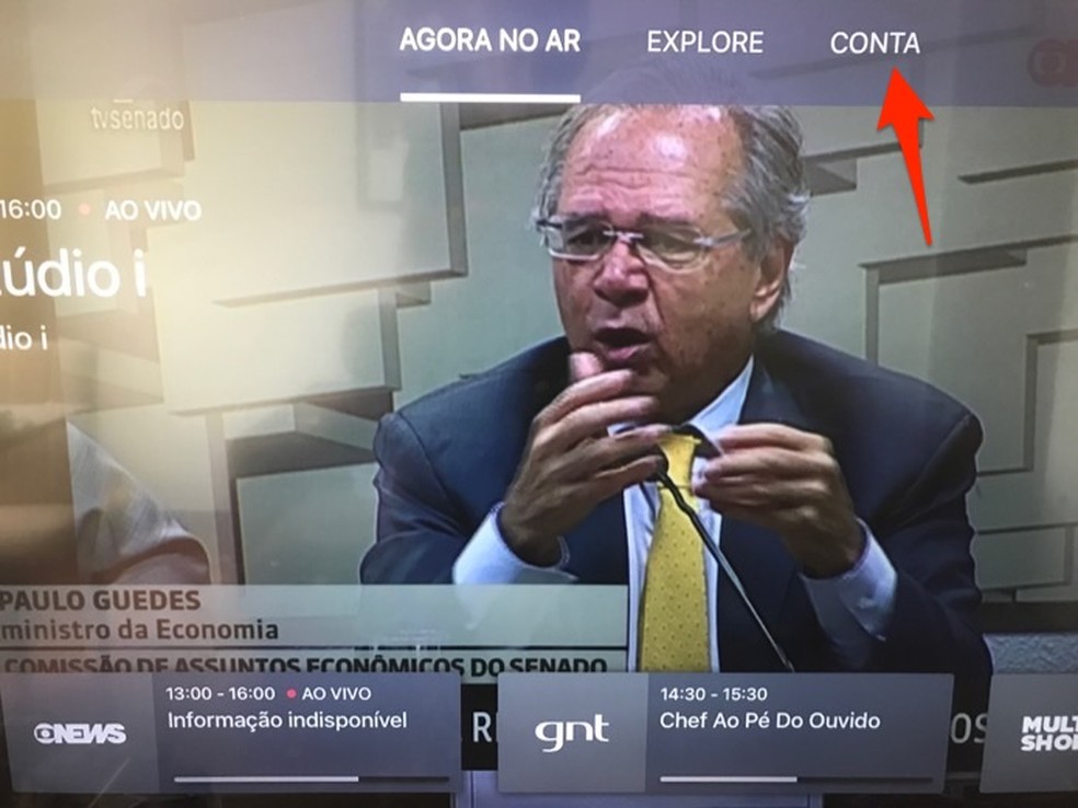 Como baixar e usar o app Globosat Play na Apple TV