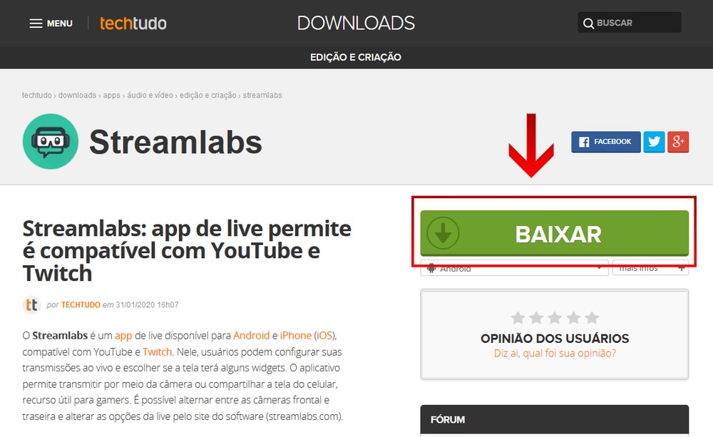 Streamlabs: como fazer download e configurar o software