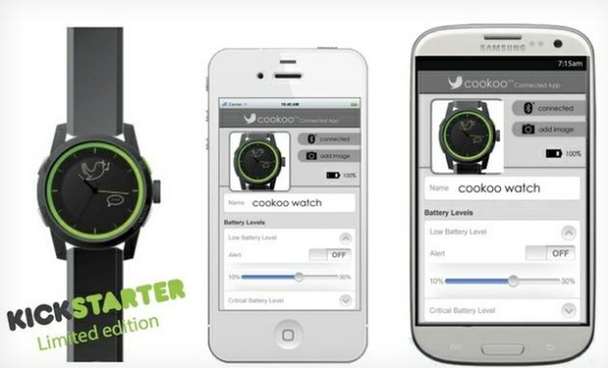 Depois do Peeble, smartwatch Cookoo faz sucesso no Kickstarter