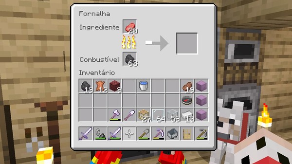 Como comer no Minecraft