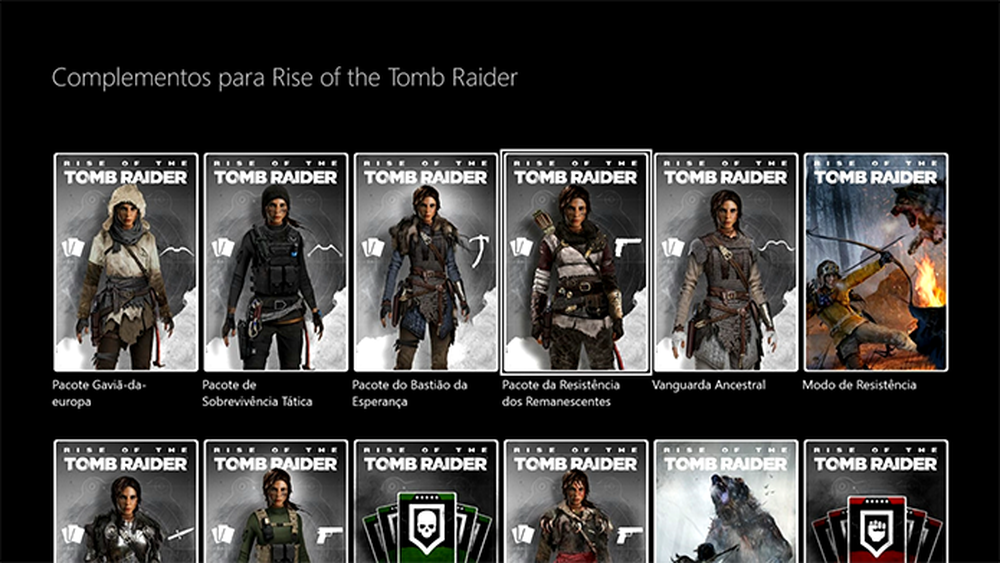 Como fazer download e instalar DLC em Rise of the Tomb Raider no Xbox