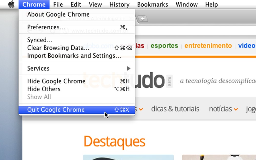 Como alterar o atalho ‘Cmd + Q’ no Mac