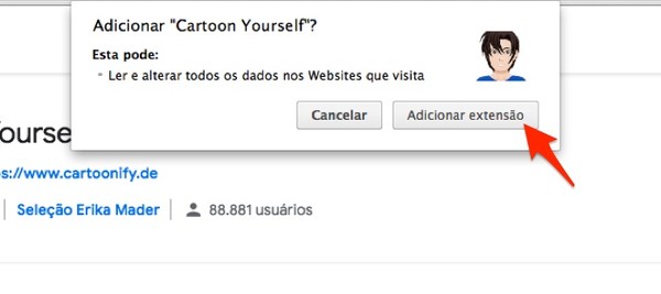 Como se 'transformar' em desenho animado no Chrome com o Cartoon Yourself