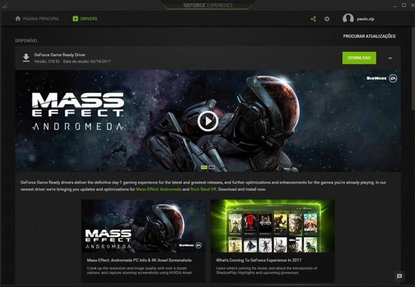 Como atualizar a placa de vídeo Nvidia GeForce