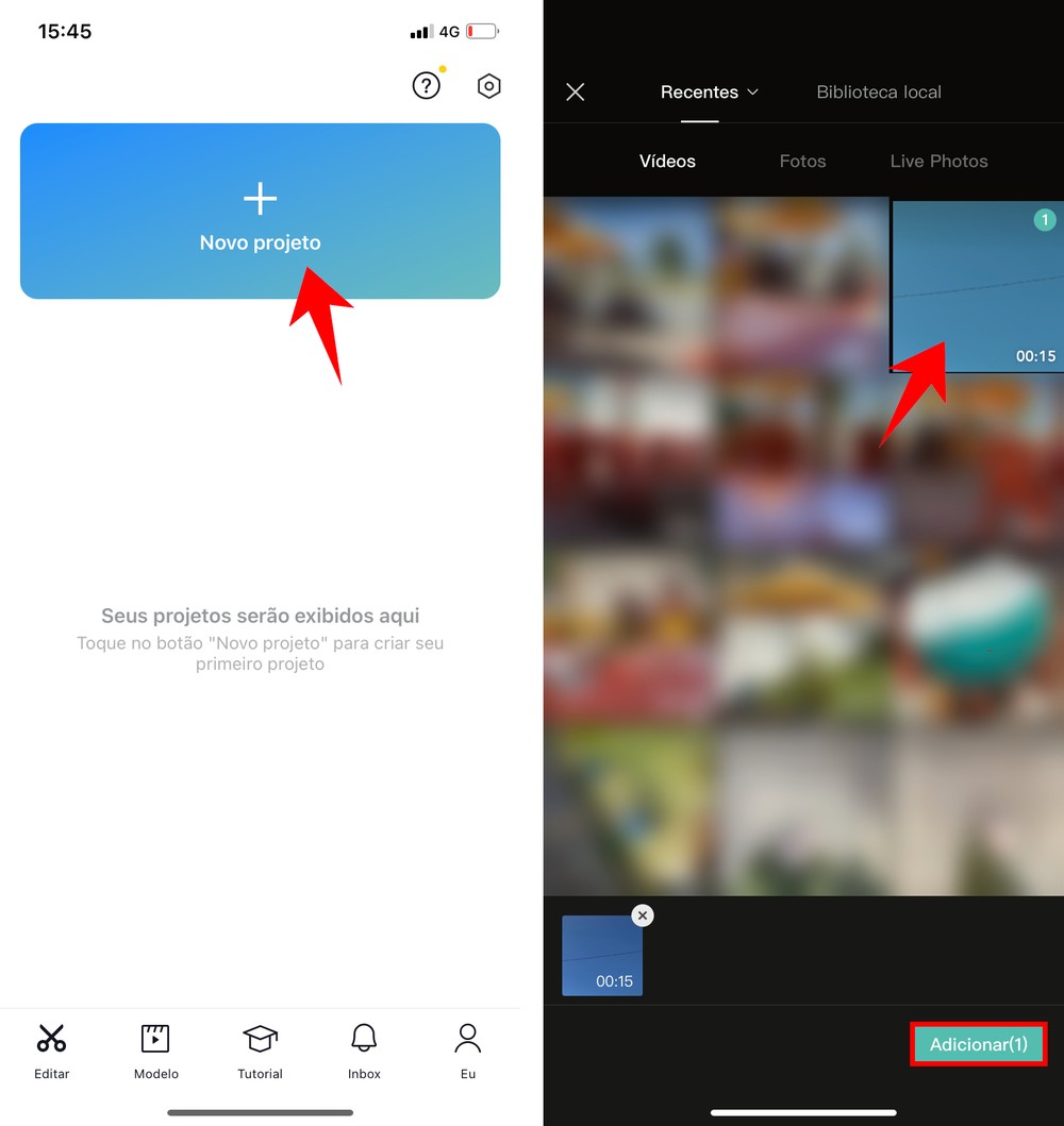 Como fazer velocity no CapCut