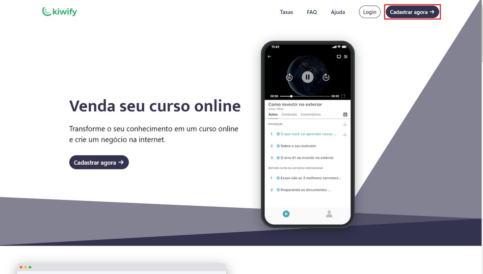 Como se afiliar à Kiwify